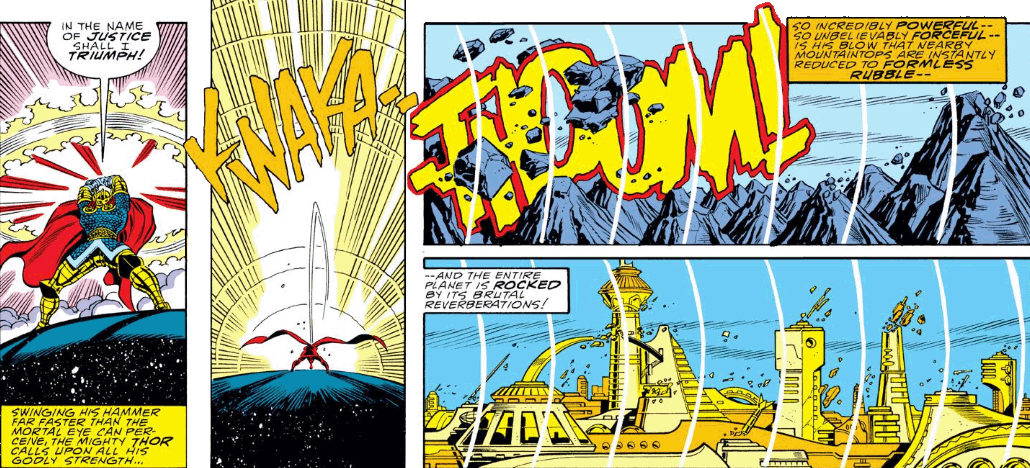 The Peerless Power of Comics!: Alone Against The Celestials!
