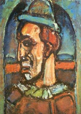 a faithful attempt: Rouault Clowns Tempera Batik