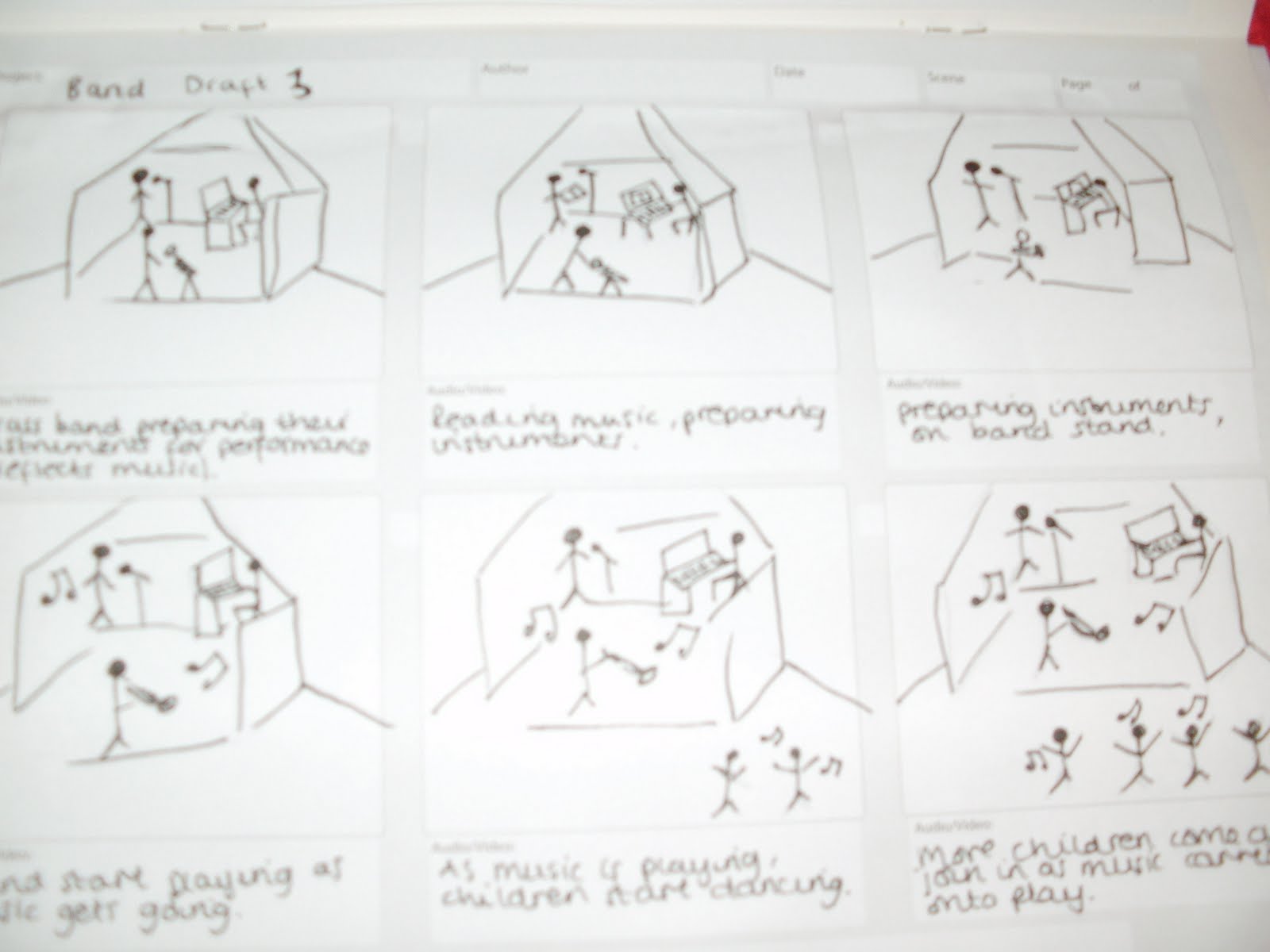 Sam Wood: Storyboard ideas...