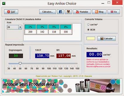Flexototal: Aplicativo que calcula Anilox e sua lineatura, BCM e repeat ...