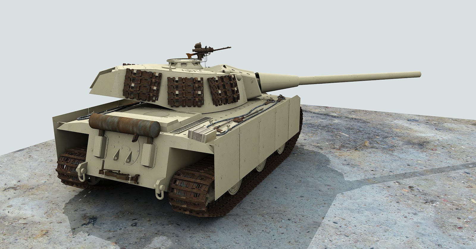 SketchUP Power 草圖力量: E79 (Paper tank 計劃戰車