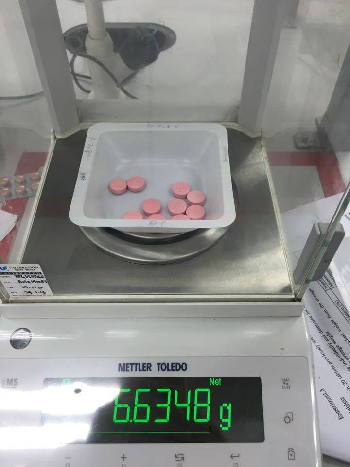 NFNF2213 Development in Pharmaceutical Product 1 (DPP1): Tablet Friability