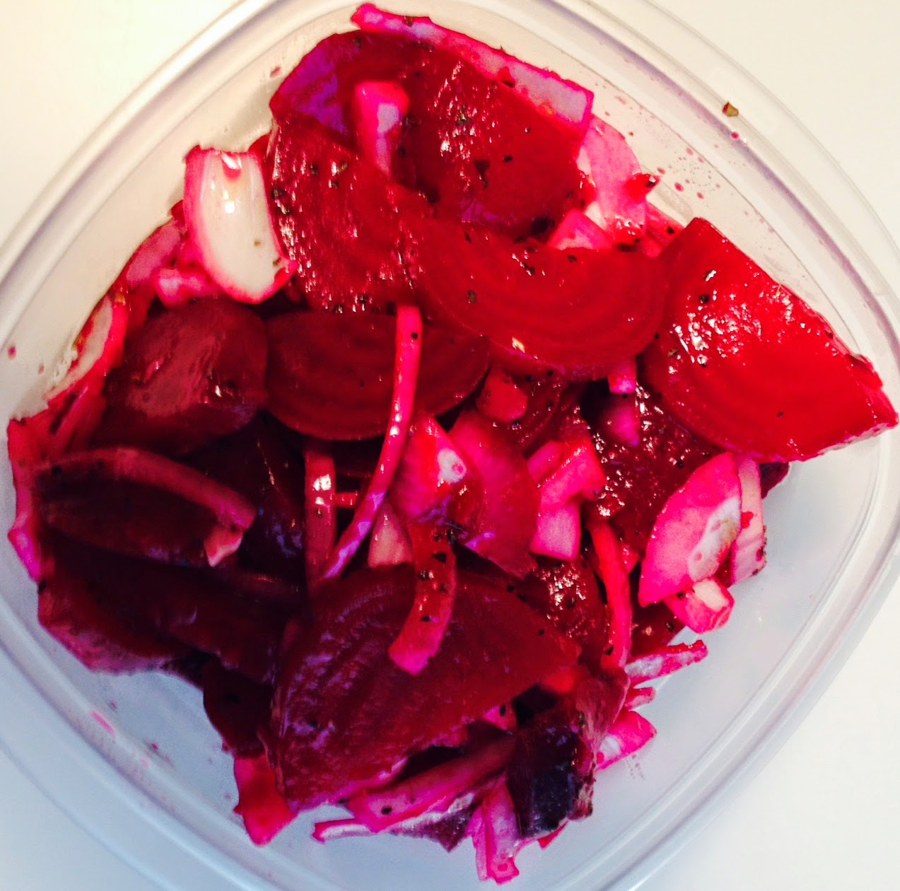 Food Newsy From Suzie!: ON THE LIGHTER SIDE - Beet and Red Onion Salad