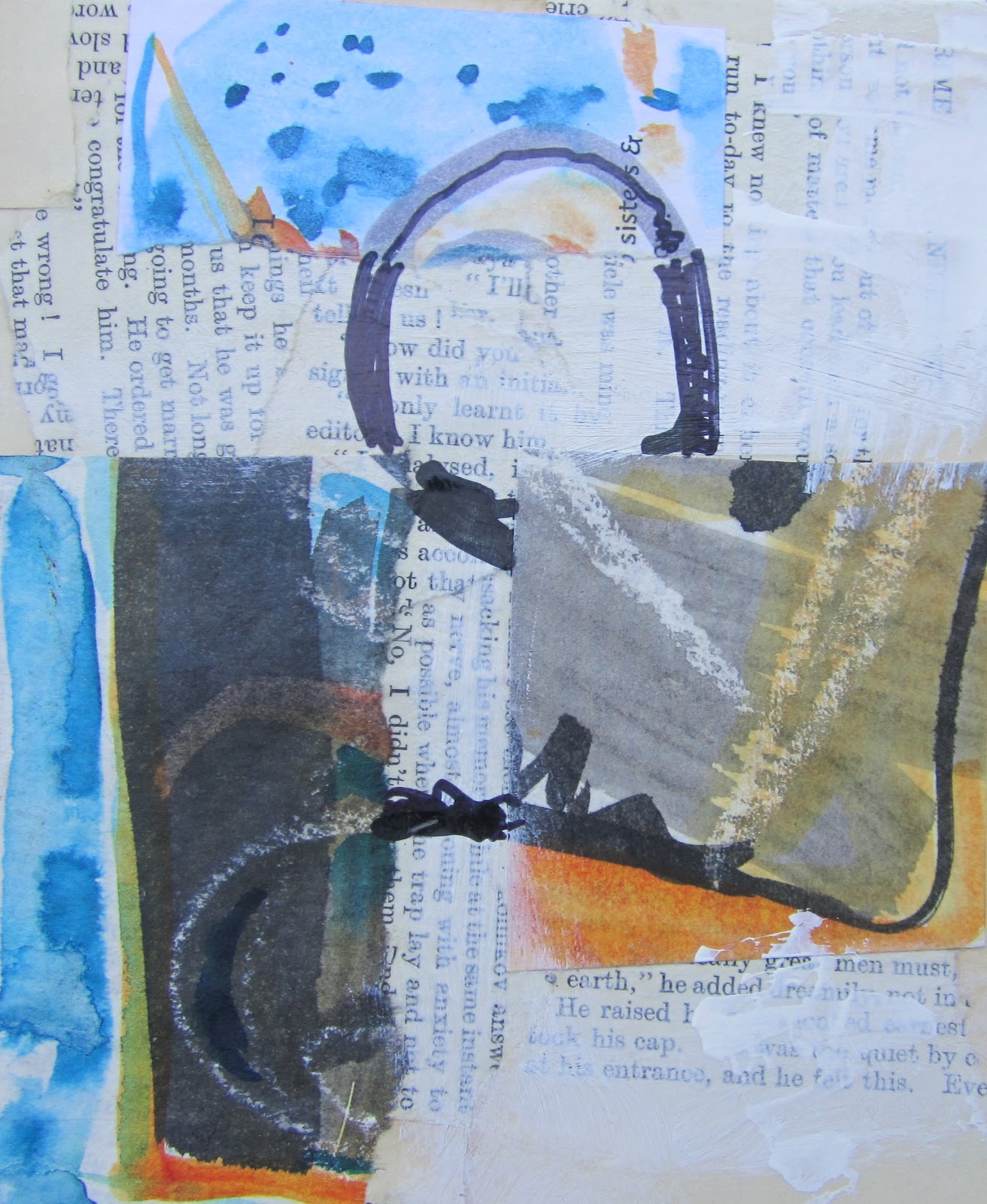 Art Life Now: Playing With Ink and Collage, Jane Davies Style