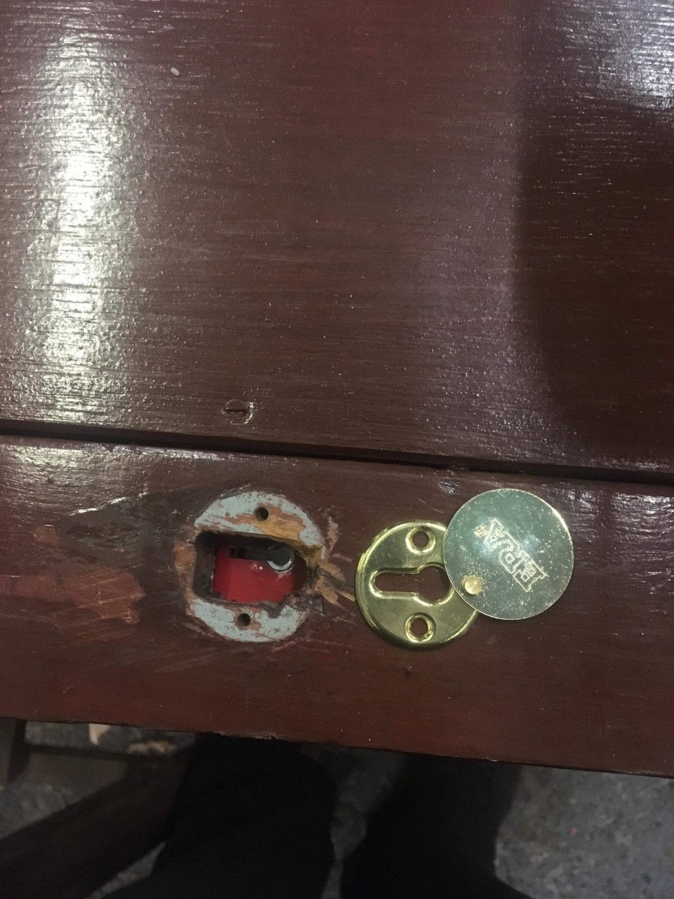 North Tyneside Steam Railway: New door locks for Brake Van