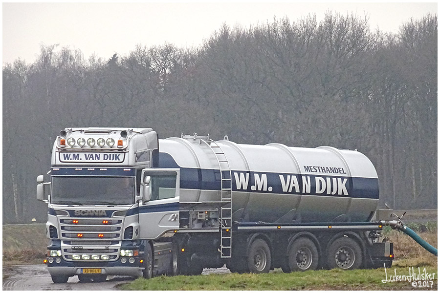 SCANIA: Scania R500 V8 W.M.van Dijk mesthandel