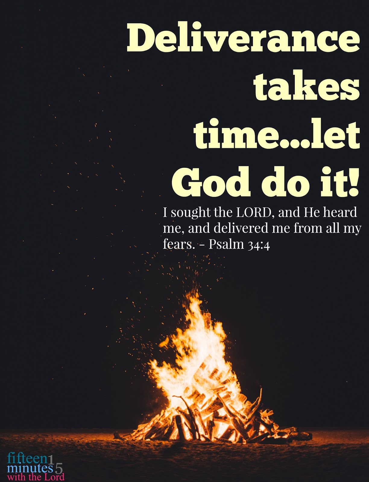 15 Minutes with the Lord