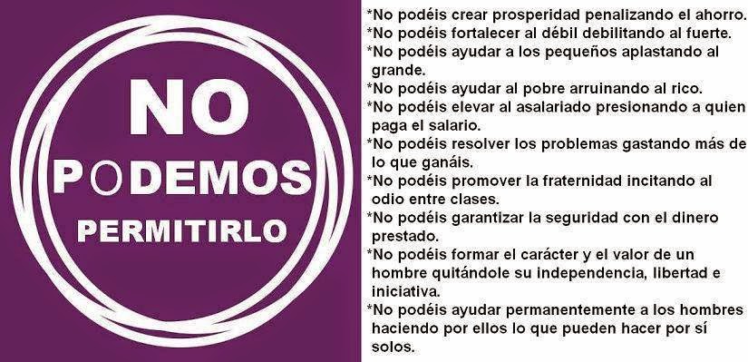 Podemos Chistes y Memes: No podemos permitirlo - ANTIPODEMOS