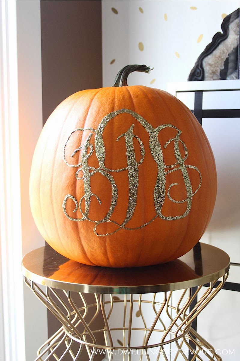 Dwellings By DeVore: DIY Monogram Pumpkin
