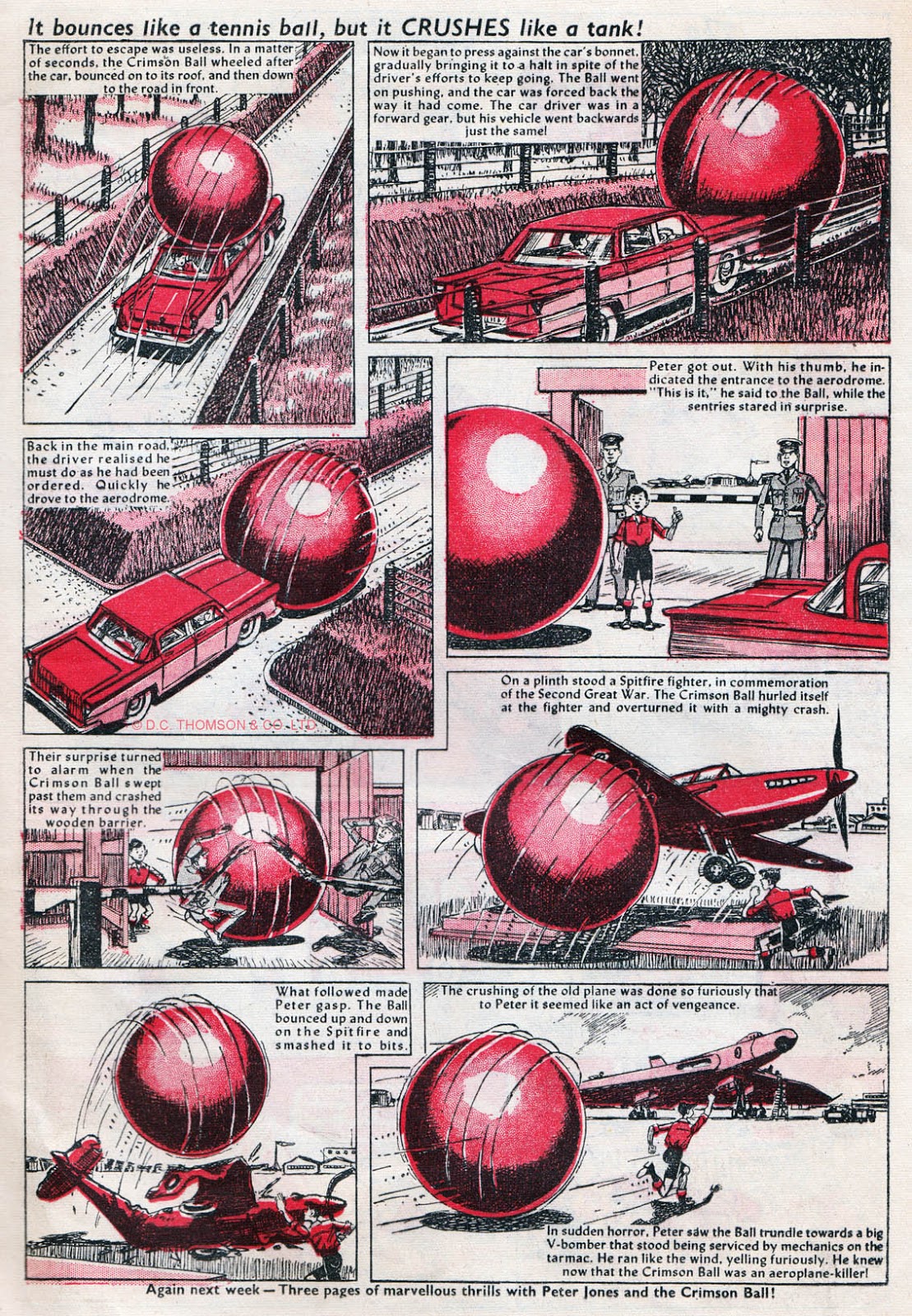 BLIMEY! The Blog of British Comics: The Crimson Ball!