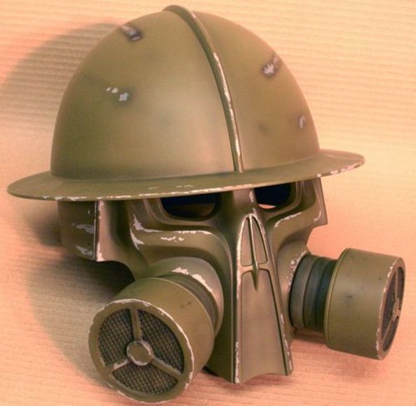Gas Mask Motorcycle Helmet