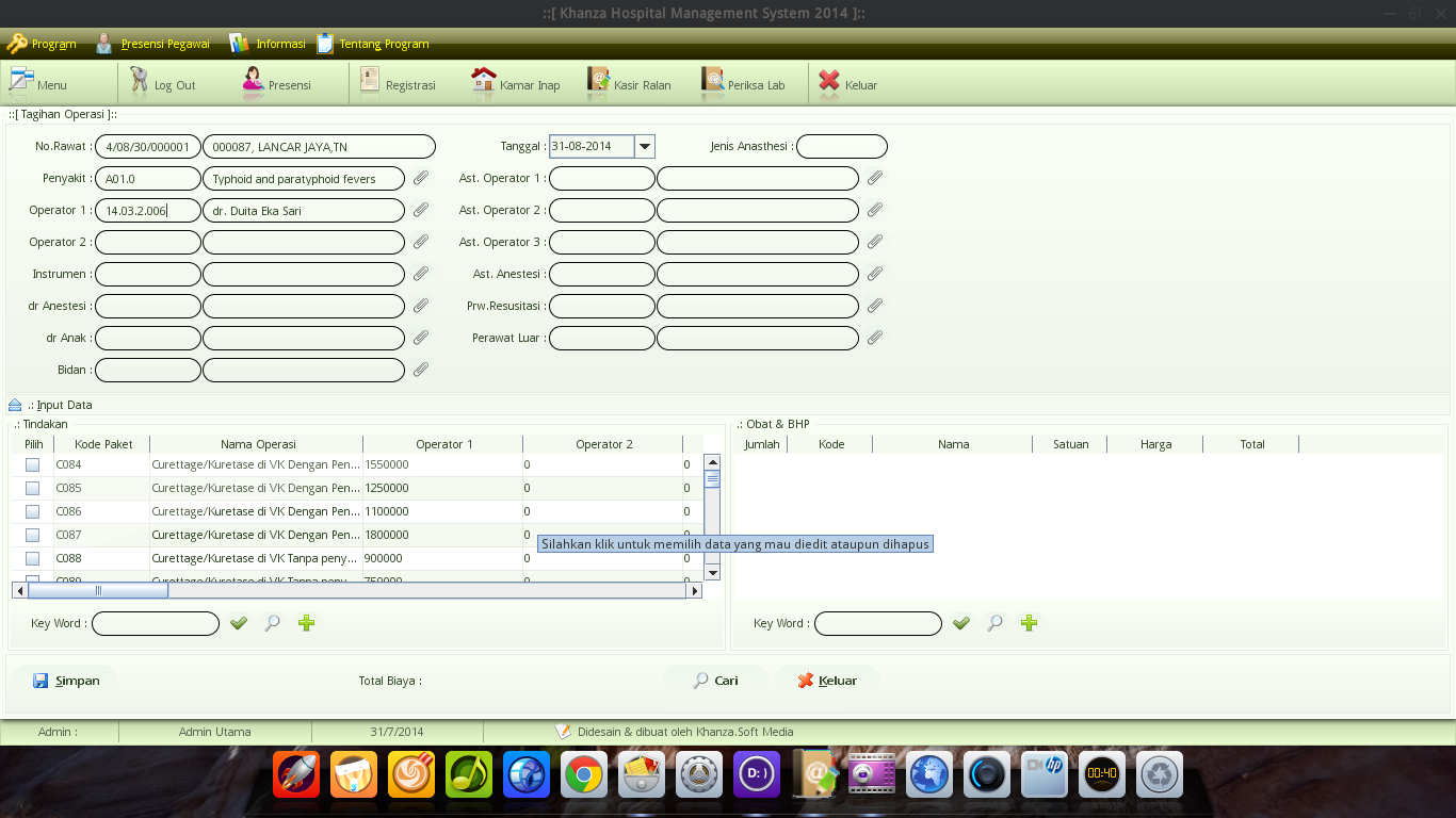 SIM RS/SIMRS/Software Rumah Sakit Khanza HMS: Fitur-fitur yang sudah ...