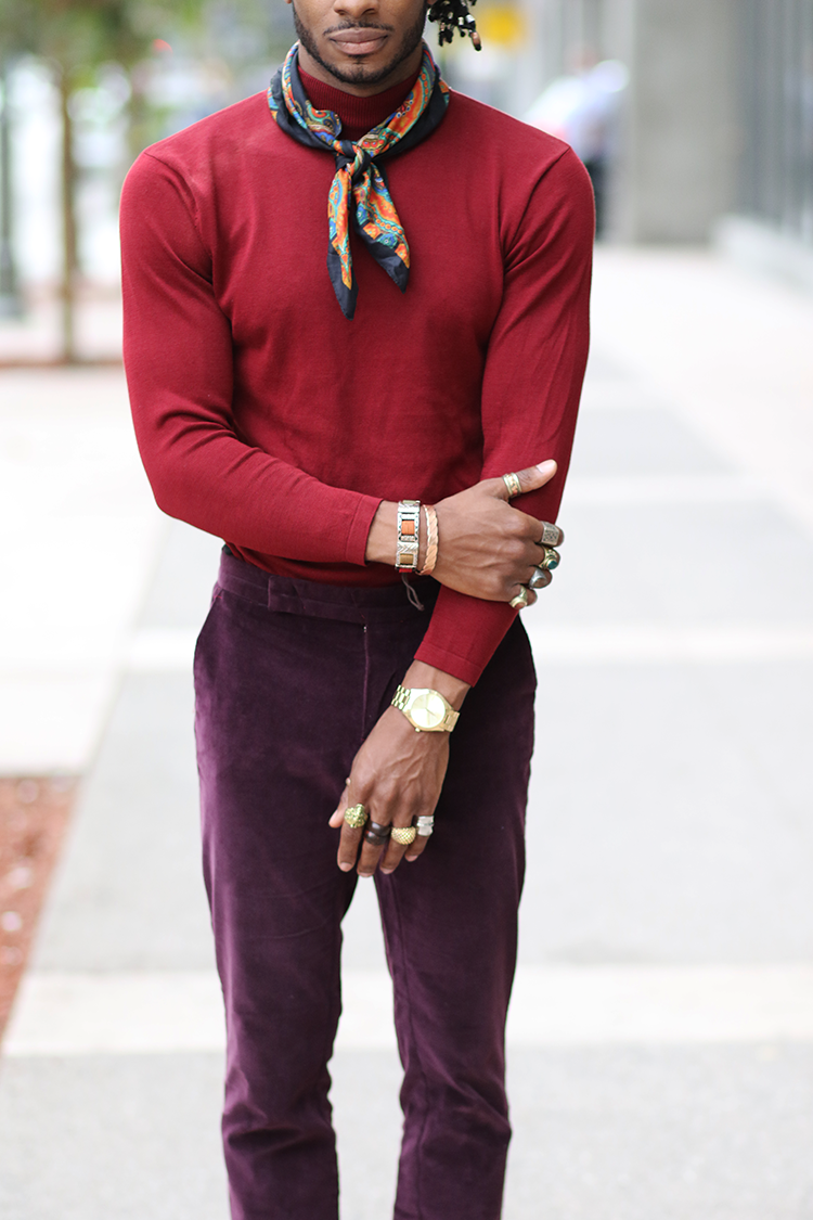 Norris Danta Ford: OOTD: TURTLENECK SWEATER + SCARF