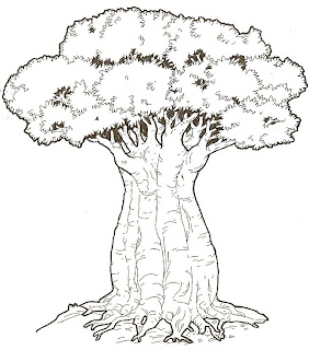 whirls and twirls around the world: Kenya crafts: Baobab Trees