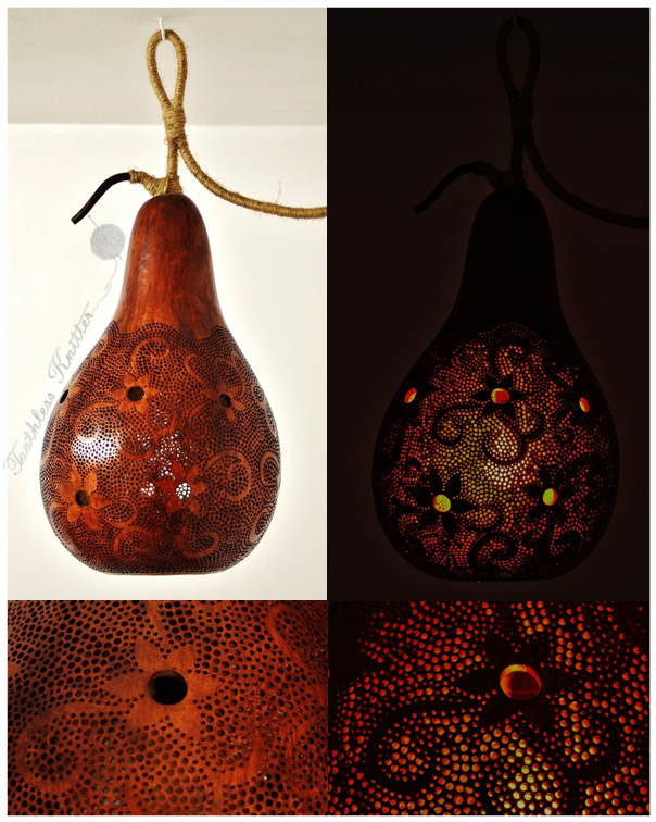 Toothless Knitter: Calabash Lamp