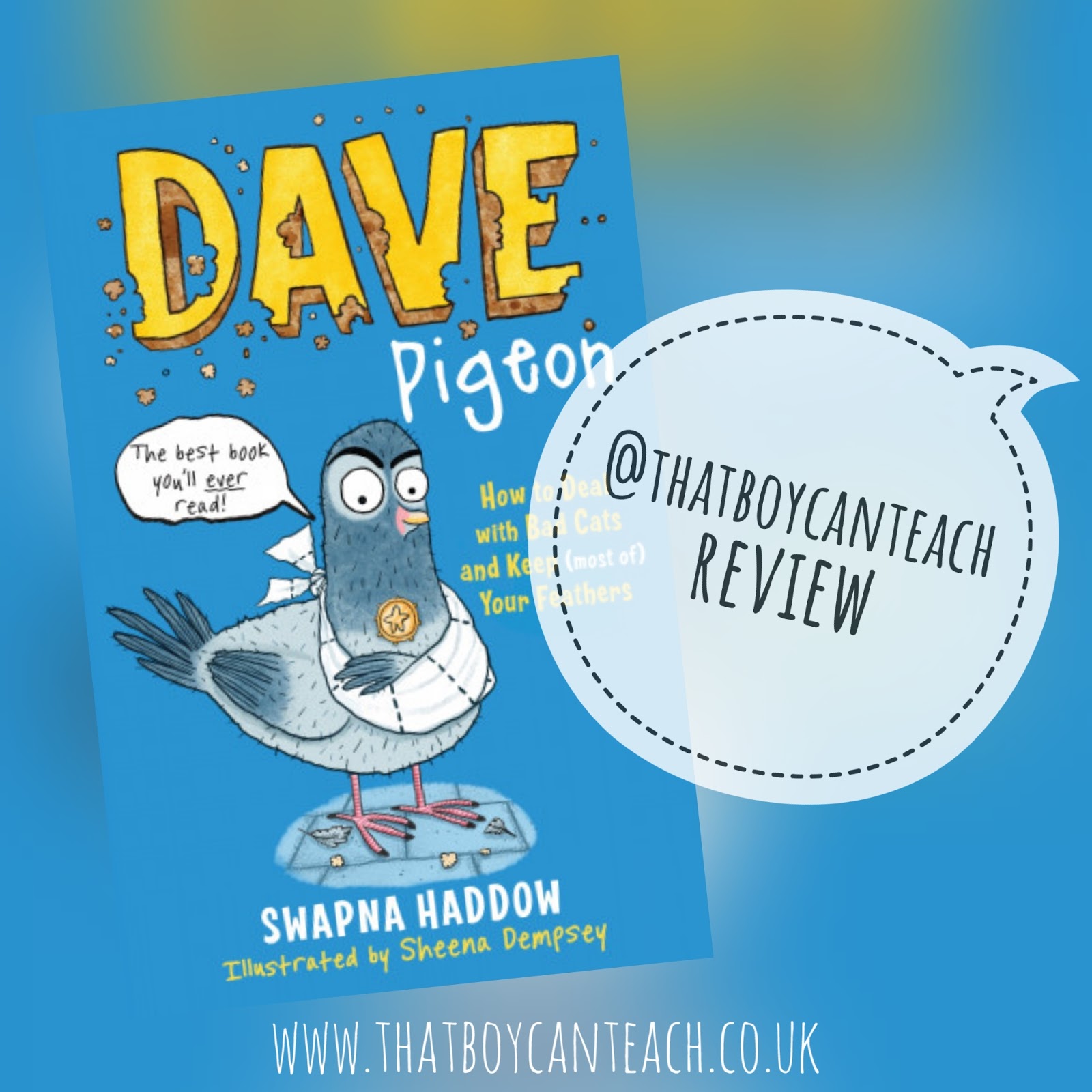 Book Review: 'Dave Pigeon' by Swapna Haddow, Illustrated by Sheena ...