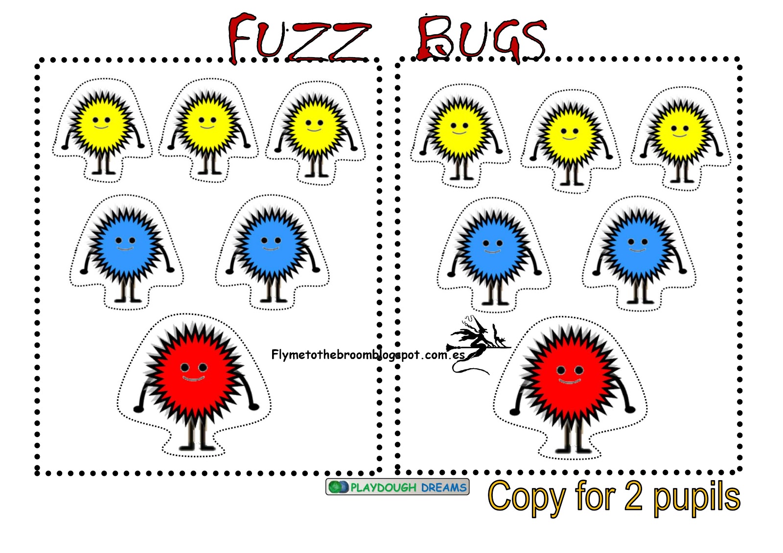 Fly me to the broom: Fuzz Bugs and Monsters