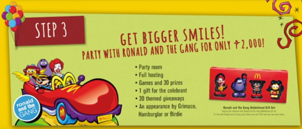 The Pinoy Informer: McDo Party Package 2018