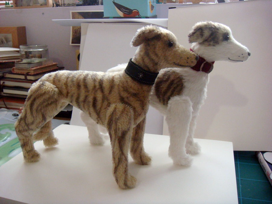 Drawing in the Dark: Whippet Toy Dog