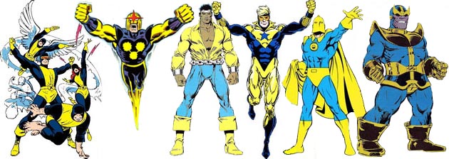 WARNER WALLIS ART: TEORÍA DEL COLOR DEL SUPERHÉROE, PARTE I: LOS HÉROES ...