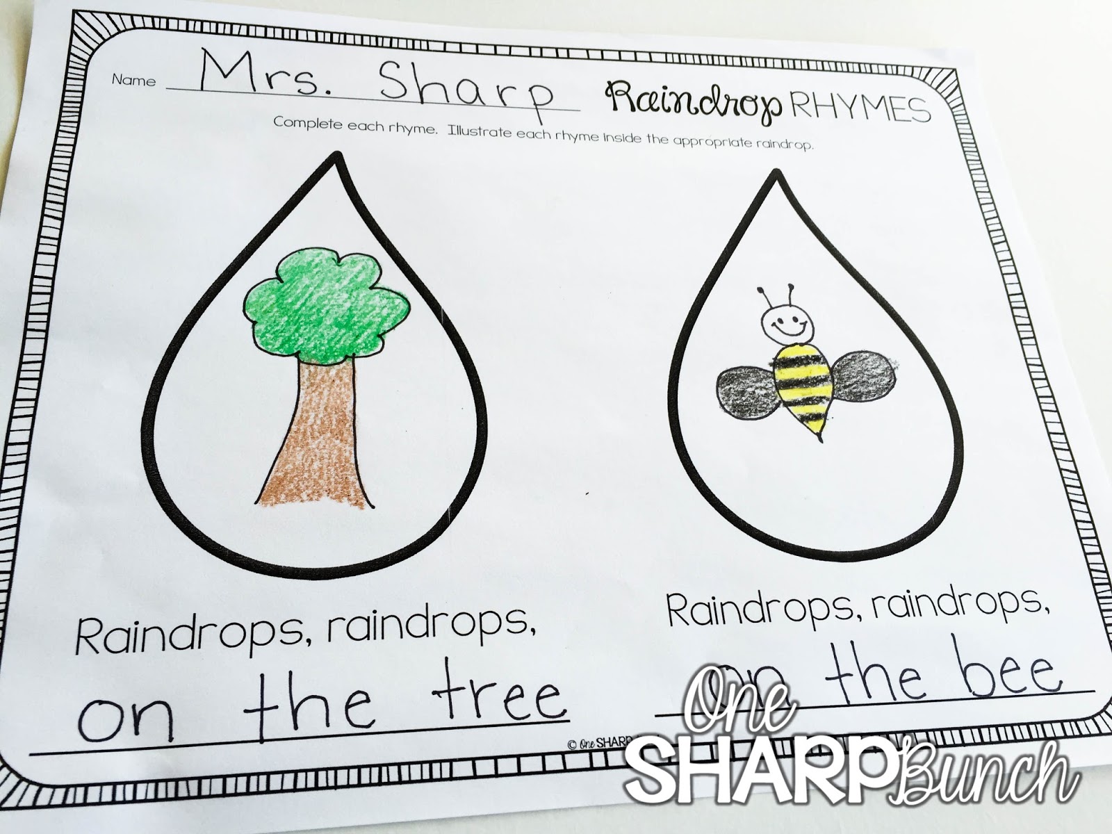 Poetry Activities for the Primary Classroom - One Sharp Bunch