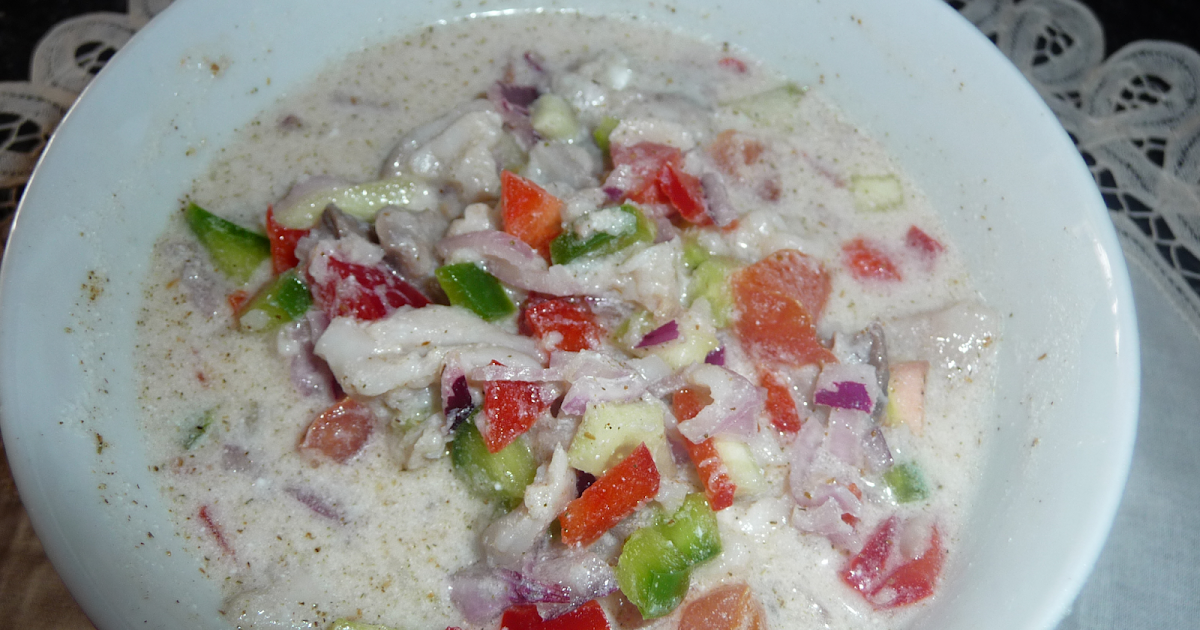 Kokoda (Fish marinated with coconut) - Travelling Kitchen