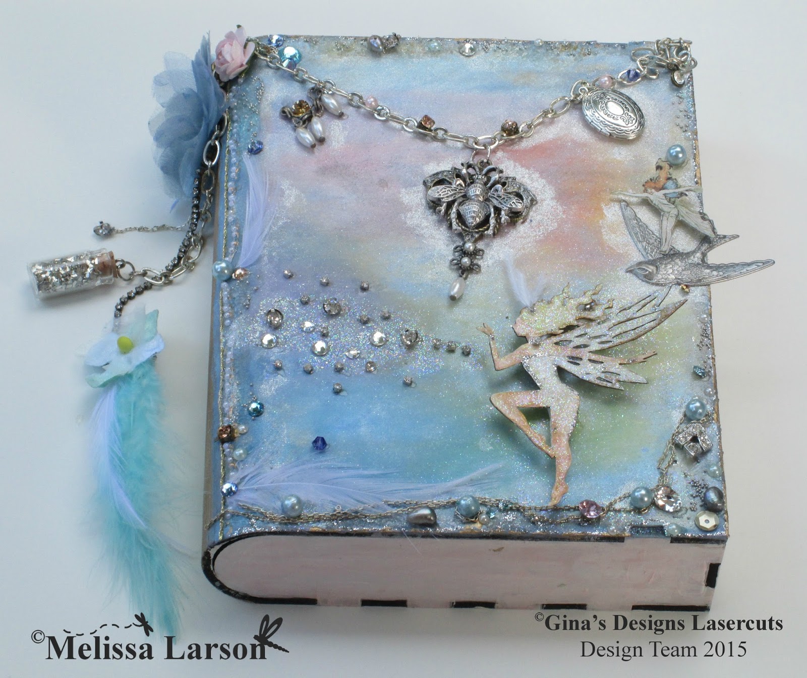 Ginas Designs: Fairy On A Book Box
