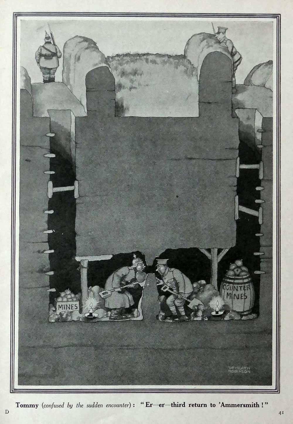 ECC Cartoonbooks Club: Some Heath Robinson war cartoons - Armistice day ...