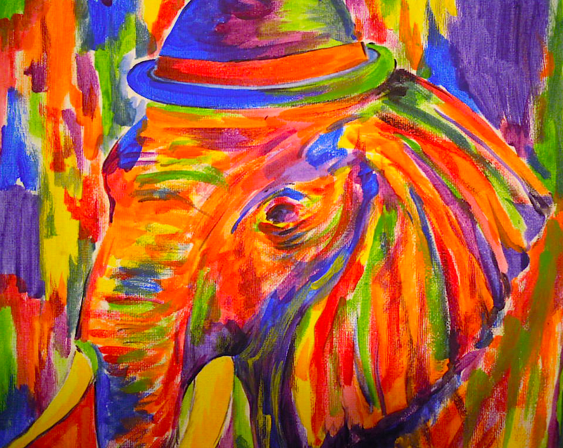 An Elephant a Day: Elephant No. 302: Fauvism