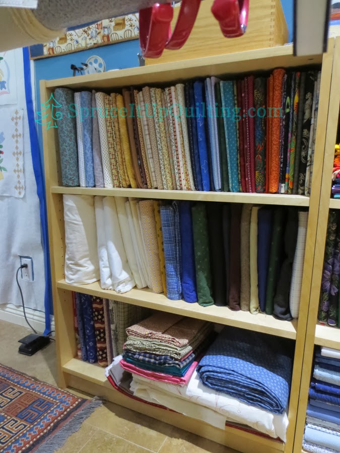 Spruce It Up Quilting: Stash cleaning and folding