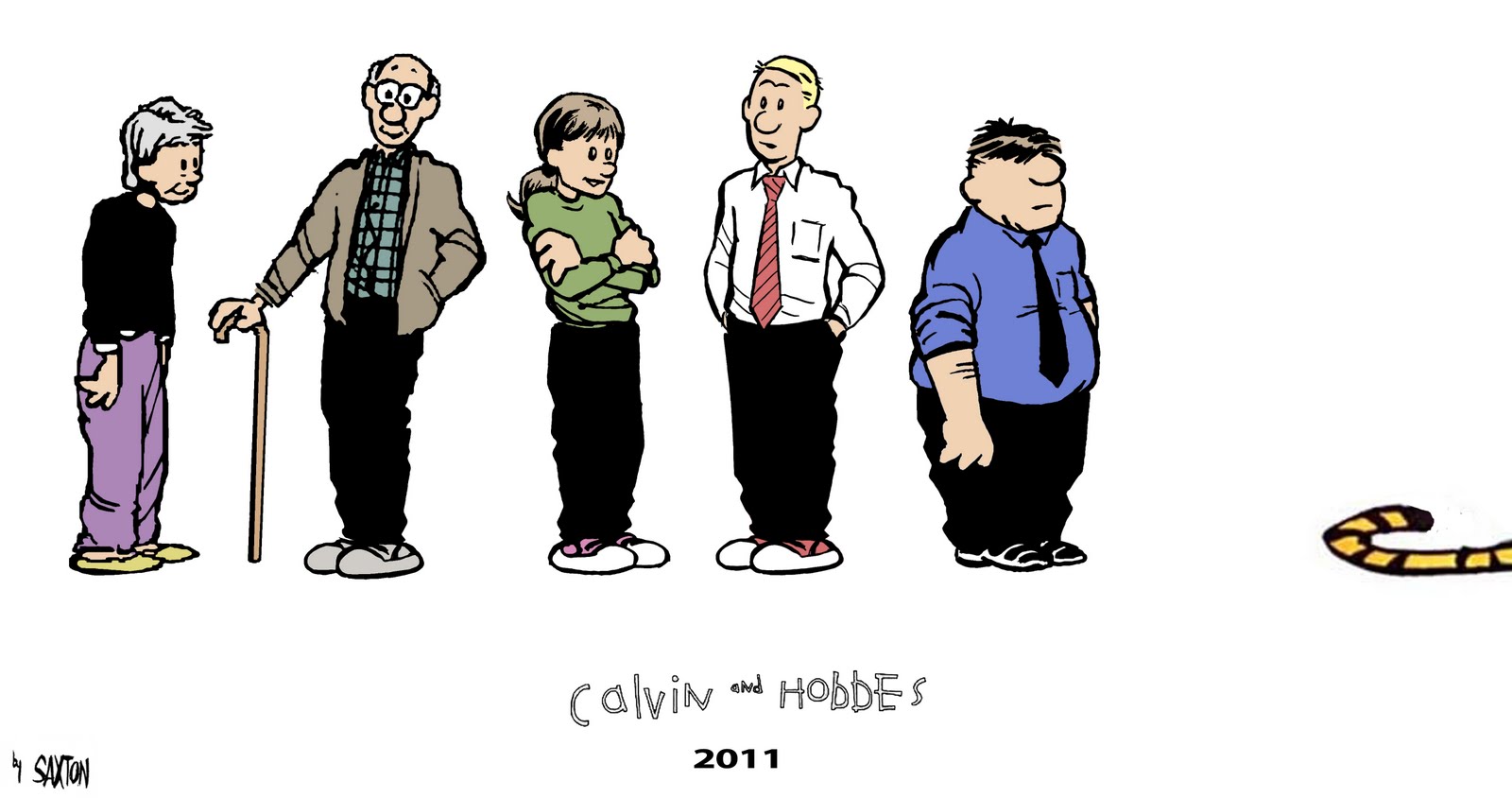 Sam Saxton: Calvin and Hobbes revisited