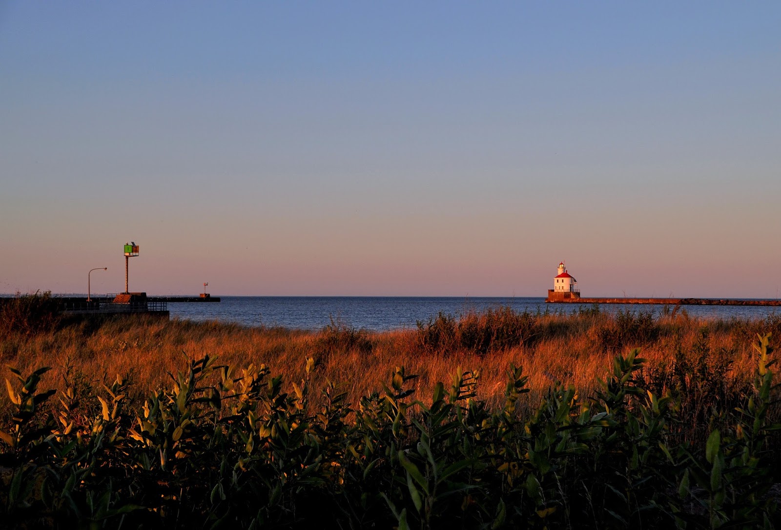WC-LIGHTHOUSES: WISCONSIN POINT (SUPERIOR ENTRY BREAKWATER) LIGHTHOUSE ...