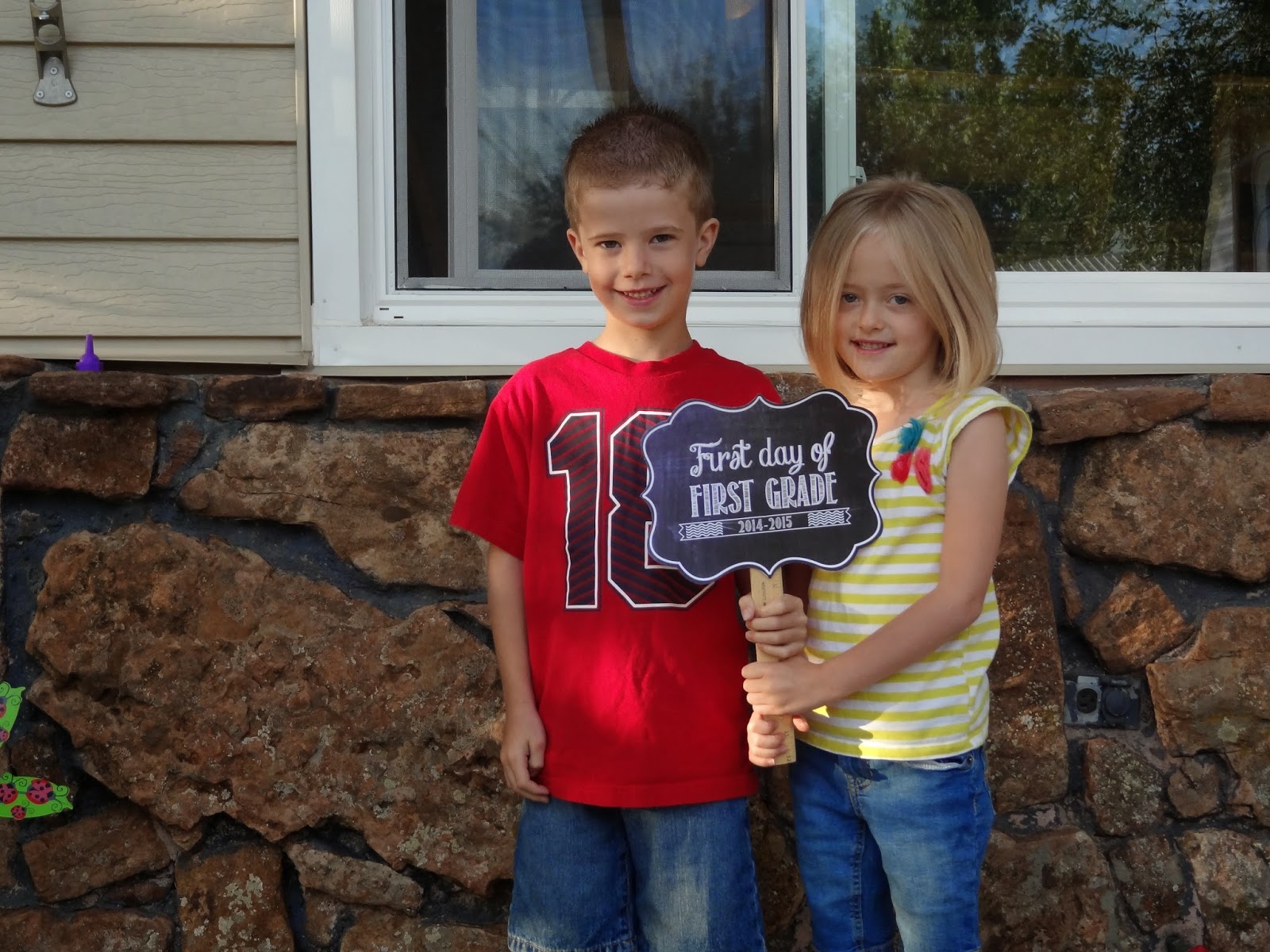 The Heward Family: Twins First Day of First Grade