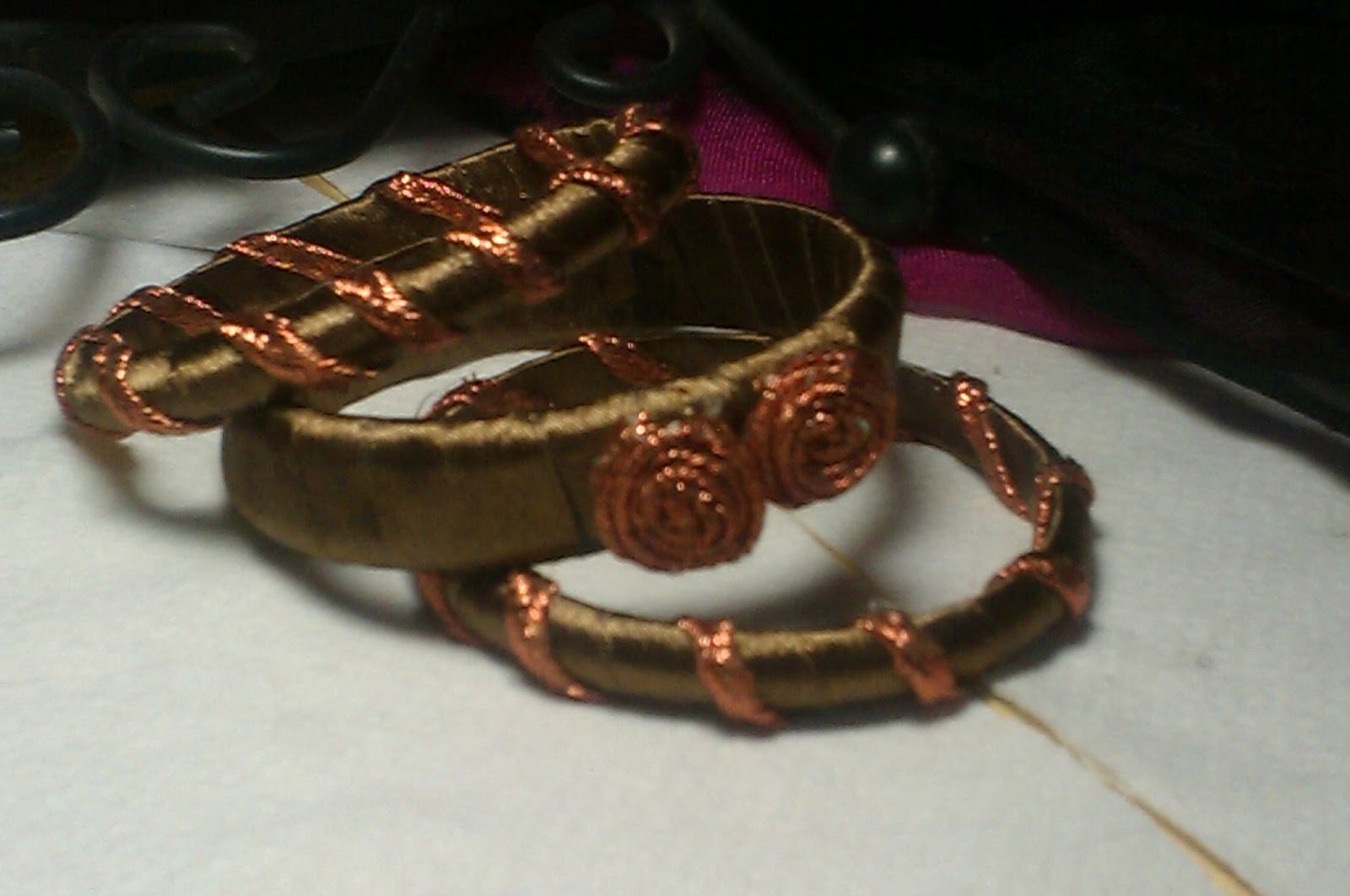 Brown handmade Bangle Bracelets | Handmade Bangles Bracelets