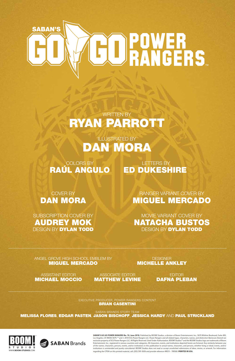 BOOM! Studios Preview: Go, Go Power Rangers #10 - For Lord Drakkon ...