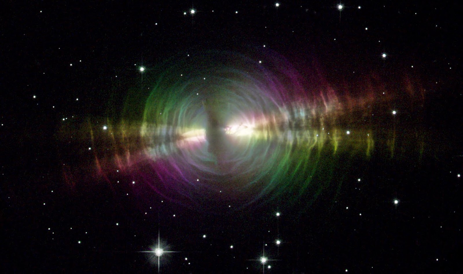 The Egg Nebula: Rainbow Image of a Dusty Star | Earth Blog