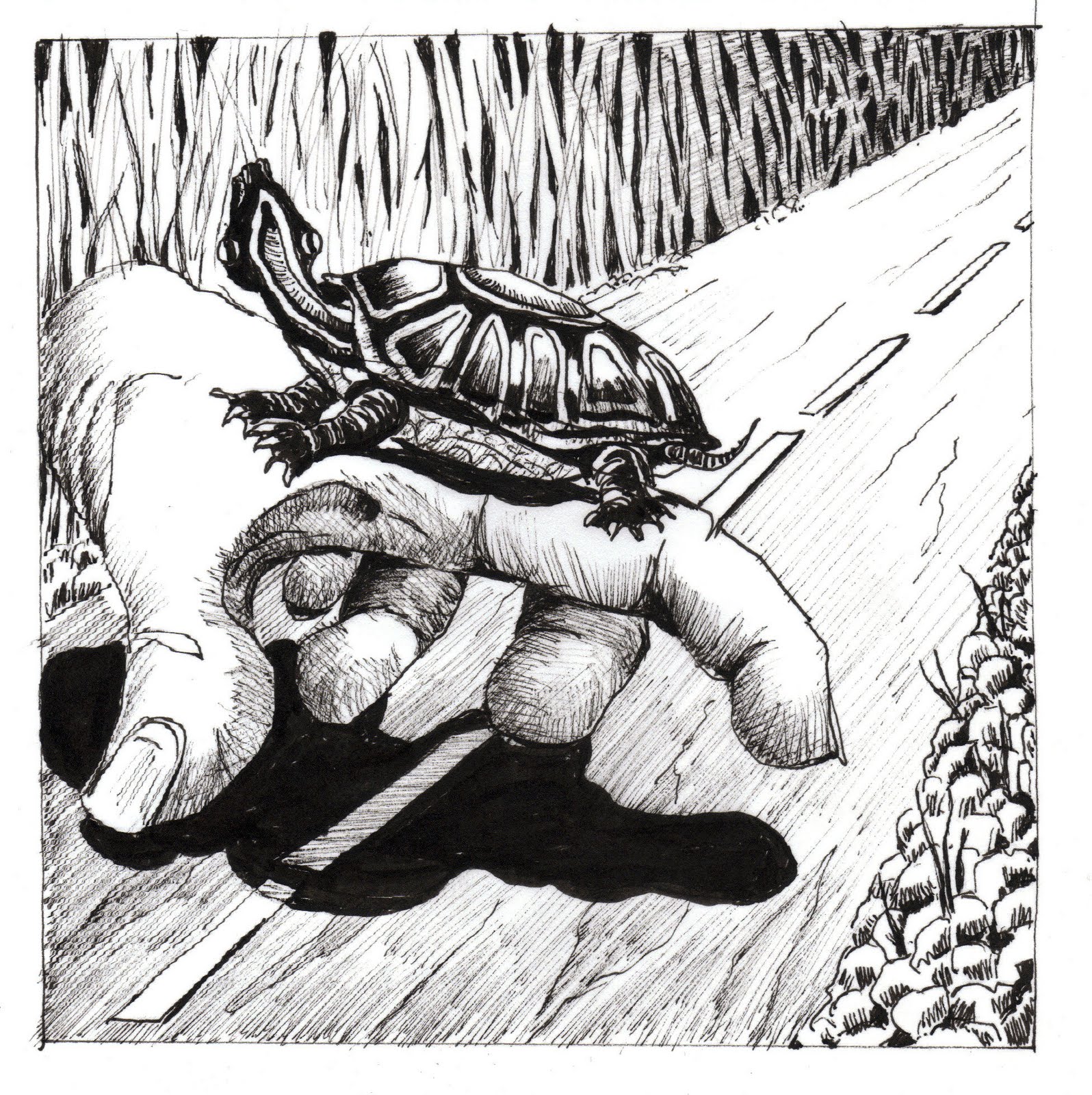 Trippin Hands..visual commentaries