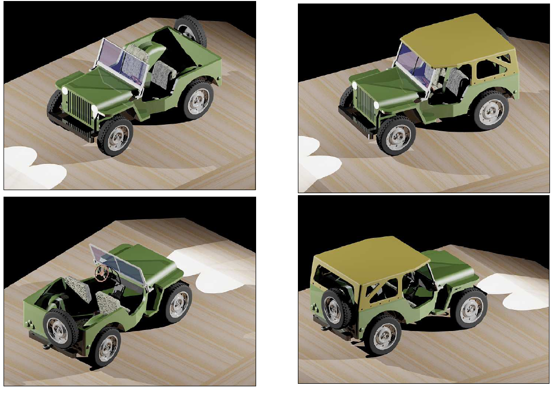 PRESENTACIONES CAD: DESPIECES, PLANOS, RENDER DE JEEP