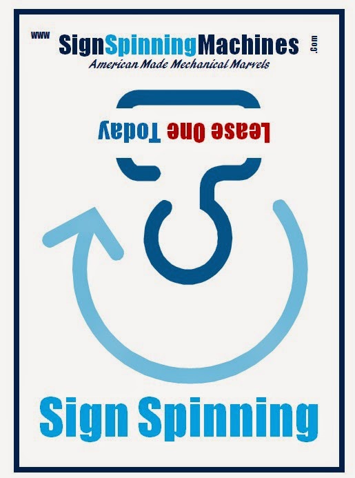 Sign Waving Sign Spinning Machine Robot Spinners Advertising Signs ...