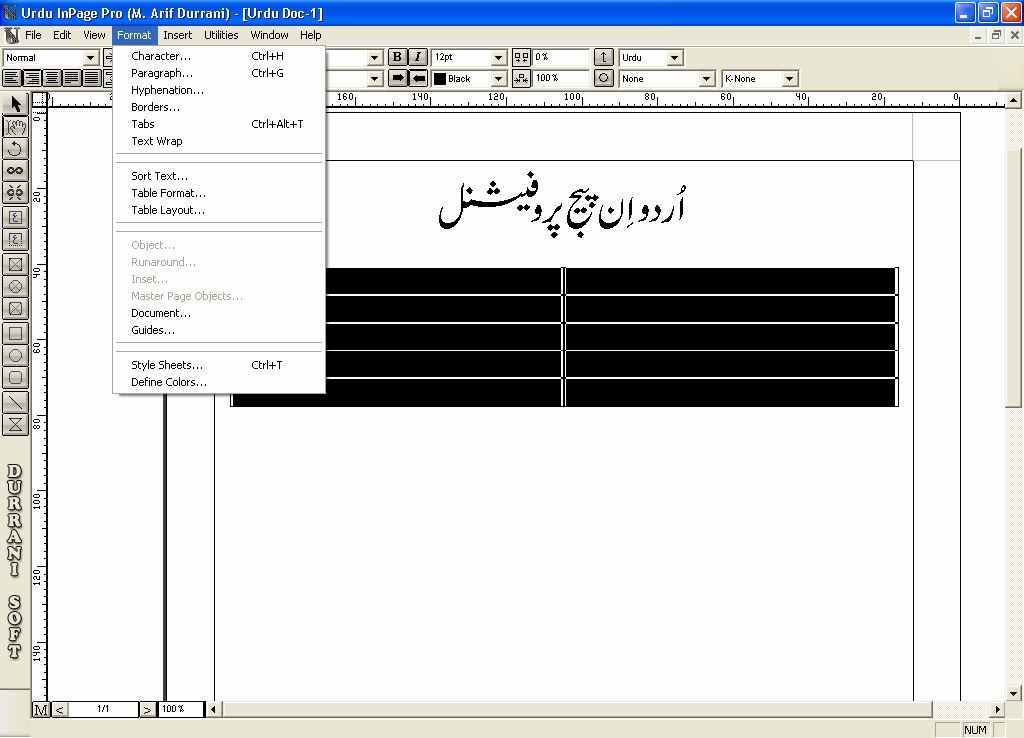 IT Experts Place: Urdu Inpage