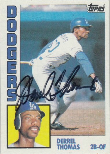 Daily Autograph: Derrel Thomas
