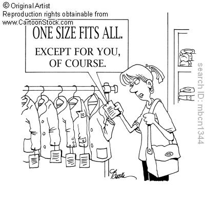 Autism, Or Something Like It: Day 12: One Size Fits One.