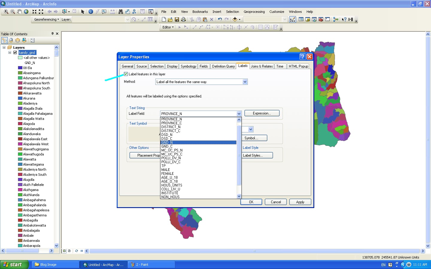 Geograpic Information System For Resource Planing And Managment Labels