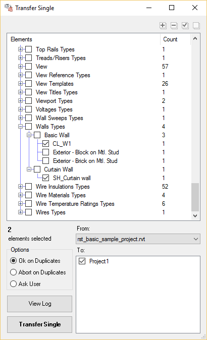 Revit Add-Ons: Free TransferSingle – Fine Control of Transferring ...