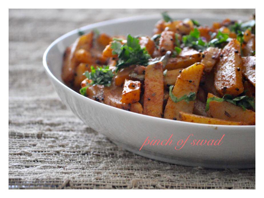 Pinch Of Swad - taste that hits the spot!: Batata Talasani (Spicy ...