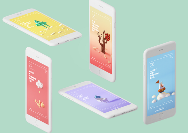 Smooth Smartphone with Material Design OS - Masign Grid