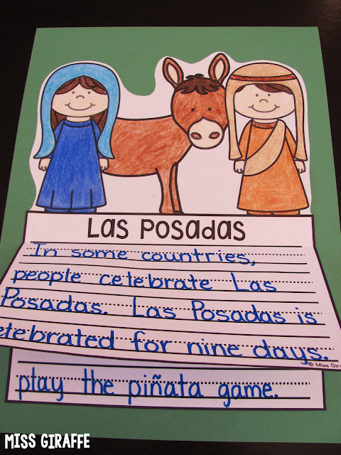 Miss Giraffe's Class: December Writing Crafts