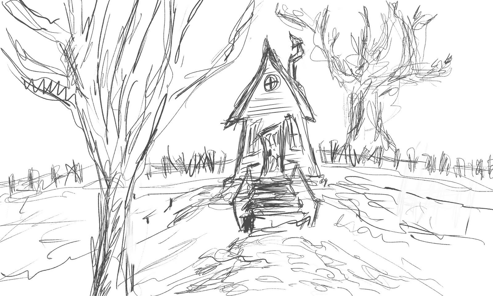 Logan Drawings: Shack - Part I