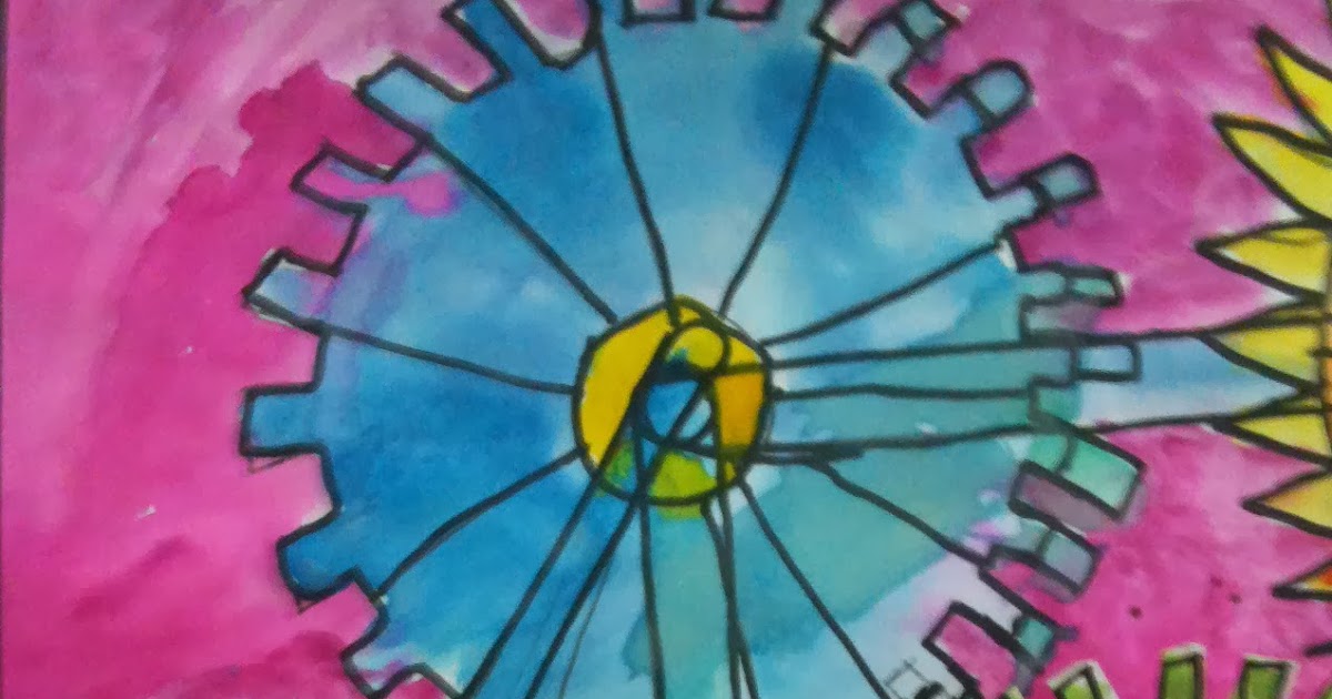 Art Room Blog: 3rd Grade Gears...