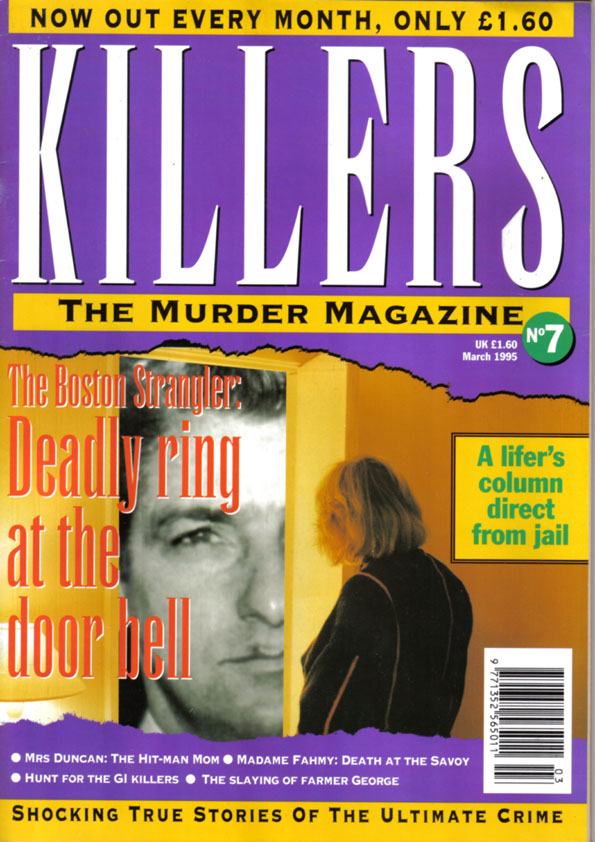 HAWARD ART HOUSE: 1995 KILLERS THE MURDER MAGAZINE NUMBER 7 BOSTON ...